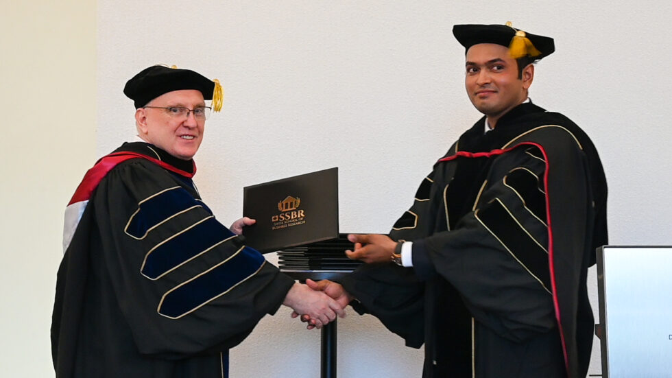 SSBR 2025 Graduation - Swiss School of Business Research